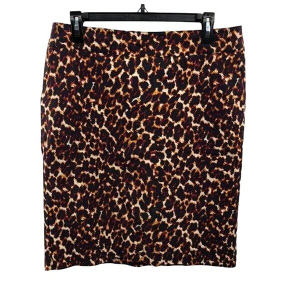 Merona | Skirts | Merona Skirt Womens Used Animal Print | Poshmark